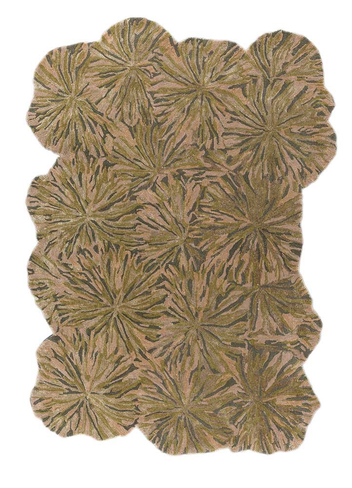 TRA-15092 hacienda green Hand Tufted wool and viscose Rugs - Jaipur ...